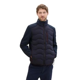Tom Tailor Hybridjacke ohne Kapuze mit Stehkragen sky captain blue L L Jacke von Tom Tailor