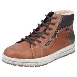 Rieker Winterboots mit wasserabweisender TEX-Membran braun 45 45 Mit weich gepolstertem Schaftrand