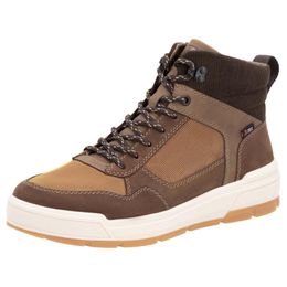 Rieker EVOLUTION Schnürboots, Winterboots, High-Top Sneaker, Stiefelette mit R-TEX-Membran braun 47 47 High Top Sneaker aus der sportiven Rieker...