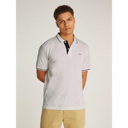 Tommy Jeans Herren Poloshirt &raquo;TJM REG TIPPED POLO&laquo; mit Streifendetails beige S