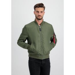 Alpha Industries Bomberjacke »MA-1 VF Project R« sage-green S S Flag Label am linken Ärmel