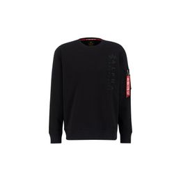 Alpha Industries Sweater »Embroidery Sweatshirt« black XS XS Brushed Fleece Stoff