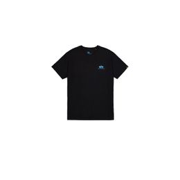 Alpha Industries T-Shirt »Basic T-Shirt SL« black/blue 3XL 3XL Single Jersey Stoff