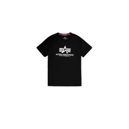 Alpha Industries T-Shirt »Basic T-Shirt BL V-Neck« black XS XS Single Jersey Stoff