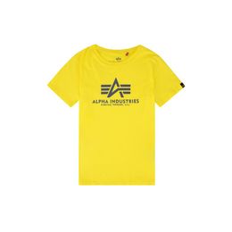Alpha Industries T-Shirt &raquo;Basic T-Shirt BL K&laquo; empire yellow 6 6 Single Jersey Stoff