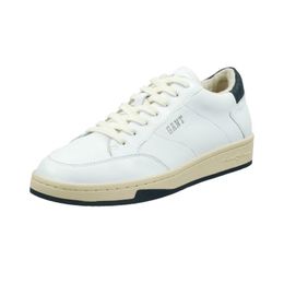 Gant Sneaker »Prepus«, Court Sneaker, Skater Schuh mit Lederdecksohle weiß-marine 46 46 Modische Sneaker von Gant mit Kontrastbesatz