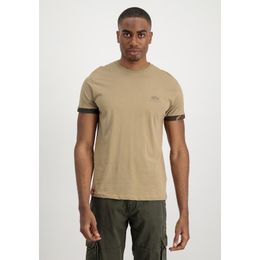 Alpha Industries T-Shirt »Roll-Up Sleeve T-Shirt« wdl camo 65 M M Umgeschlagene Ärmel