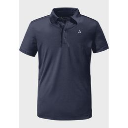 Schöffel SCHÖFFEL Poloshirt »CIRC Polo Shirt Tauron M« 8820 - blau 46 46 Kreislauffähiges Produkt