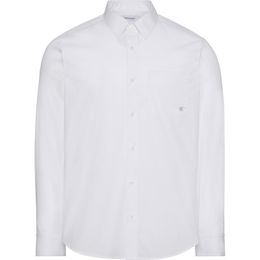 Calvin Klein Jeans Langarmhemd &raquo;LS POPLIN CLASSIC SHIRT&laquo; mit Monogramm-Stickerei Brilliant White XXL - N-Gr N-Gr XXL Langarmhemd von Calvin Klein...
