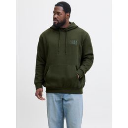 Jack & Jones PlusSize Jack & Jones Plussize Jungen Jack & Jones PlusSize Kapuzensweatshirt &raquo;JJECORP LOGO SWEAT HOOD NOOS PLS&laquo;, mit Logo Print 4XL