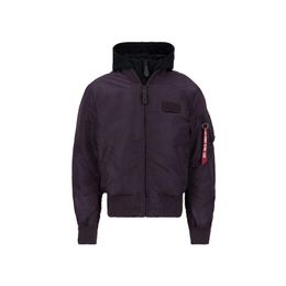 Alpha Industries Bomberjacke »MA-1 D-Tec« Plum L L Flight Nylon Stoff