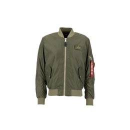 Alpha Industries Bomberjacke »MA-1 TTC Light« dark olive M M 2-Tone Nylon Stoff