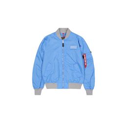 Alpha Industries Bomberjacke »MA-1 TTC Light« mediteranian blue XL XL 2-Tone Nylon Stoff