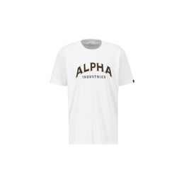 Alpha Industries T-Shirt »College T-Shirt« white XL XL Single Jersey Stoff