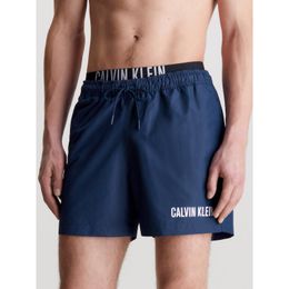 Calvin Klein Swimwear Badeshorts »MEDIUM DOUBLE WB« mit doppeltem Bund Signature Navy XXL (56) - N-Gr N-Gr XXL (56) Badeshorts von CALVIN KLEIN