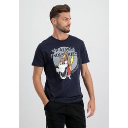 Alpha Industries T-Shirt »Wolfhounds T-Shirt« rep.blue S S Front Print