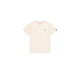Alpha Industries T-Shirt »Backprint T-Shirt« jet stream white L L Single Jersey Stoff