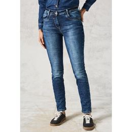Cecil Slim-fit-Jeans »Style Toronto« im Five-Pocket Style mid blue wash 28 - Länge 30 Länge 30 28 Jeans für Damen von Cecil