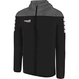 CAPELLI SPORT Funktionsjacke ohne Kapuze mit Kontrastdetails black/dark grey L L Trainingsjacke von Capelli Sport