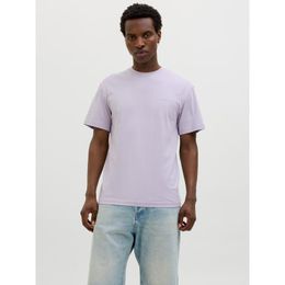 Jack & Jones Jack & Jones Herren Rundhalsshirt &raquo;JJSUMMER VIBES TEE SS CREW NECK LN&laquo; lila M