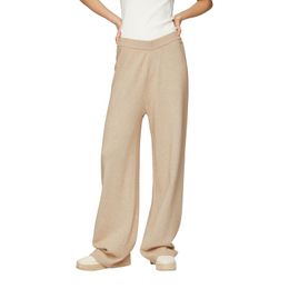 Qs Damen QS Stoffhose Sommerhose mit elastischem Bund beige XS, N-Gr