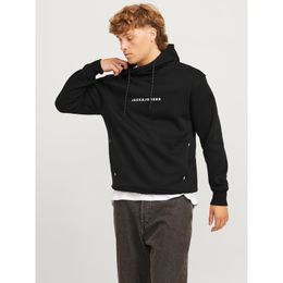 Jack & Jones JACK & JONES Kapuzensweatshirt &raquo;JJTREE SWEAT HOOD&laquo; Black Print:JACK&JONES XS XS Sweater von Jack & Jones