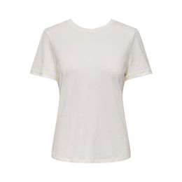 Only Damen Only Kurzarmshirt &raquo;ONLSIGRID S/S O-NECK TOP JRS&laquo; wei&szlig; M (38)