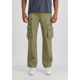 Alpha Industries Cargohose »Devision Pant« olive 32 - Normalgrößen Normalgrößen 32 Gürtel mit 2 Metallringen