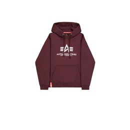 Alpha Industries Hoodie »Basic Hoodie BL« deep maroon 5 XL 5 XL Brushed Fleece Stoff