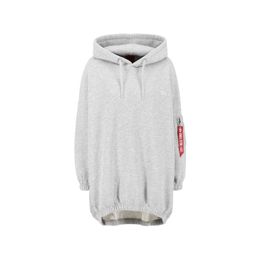 Alpha Industries Sweater »X-Fit Label OS Dress Wmn« grey heather XS XS Utility Pocket mit RBF Tag