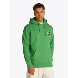 Tommy Jeans Sweatshirt »TJM REG ESSENTIAL FLAG HOOD EXT« mit bedruckten Markenlogo auf Brusthöhe Coastal Green XXL XXL Sweatshirt von Tommy Jeans