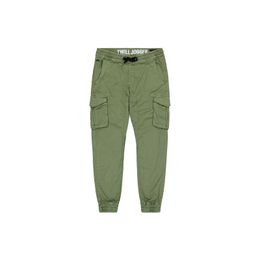 Alpha Industries Jogginghose »Cotton Twill Jogger« vintage green XL - Normalgrößen Normalgrößen XL Twill Stretch Stoff