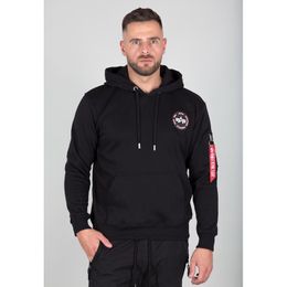 Alpha Industries Hoodie »RBF Back Stripe Hoodie« black XL XL RBF Schriftzug über Kapuze und Rücken