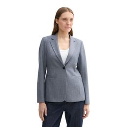 Tom Tailor Kurzblazer mit V-Ausschnitt navy off white denim look 38 38 Blazer von Tom Tailor