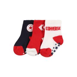 Converse Socken M&auml;dchen Gr&ouml;&szlig;e 17/20 navy / rot / wei&szlig;