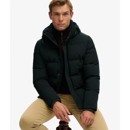 Superdry Herren Everest Kurze Pufferjacke mit Kapuze Green - Gr&ouml;&szlig;e: Xxl 1020202000547H1W005