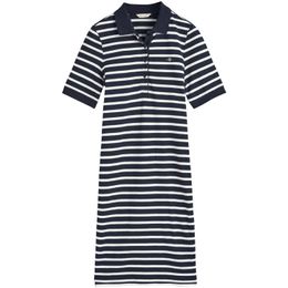 Gant Piqu&eacute;-Polokleid Marine gestreift (Gr&ouml;&szlig;e: XL)