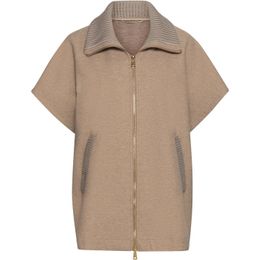 WHITE LABEL Cape-Weste Beige (Gr&ouml;&szlig;e: 44)
