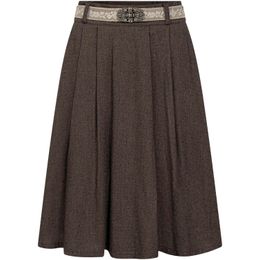 FELICITAS Midirock Rosa-64-G Kaffee (Größe: S)
