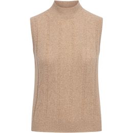 FELICITAS Ajourstrick-Pullunder Panja Sand (Gr&ouml;&szlig;e: XL)
