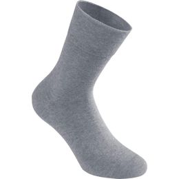 Rogo Damen Socken hellgrau-meliert Gr&ouml;&szlig;e 39-42