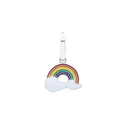 Charm-Einhänger "Regenbogen, Silber 925", bunt, Giorgio Martello MILANO, Charms, Damen, Silber 925 (Sterlingsilber)