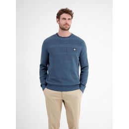 Lerros Damen Strickpullover "Lerros Strickpullover f&uuml;r Herren, tonal gestreift"storm blau, Gr. XL, 100% Baumwolle, Pullover