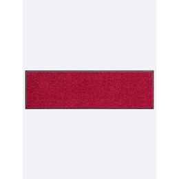 Fußmatte Salonloewe Gr. 3, rot (weinrot), B:35cm H:7mm L:120cm, Kunstfaser, Polyamid, Teppiche