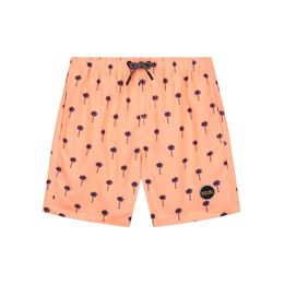 Shiwi Badeshorts 'Scratched' Jungen Größe 110/116 navy / apricot
