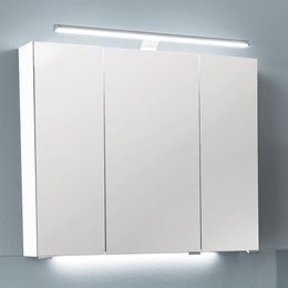 Puris Vuelta Spiegelschrank Serie A 70 x 15 x 64 cm mit LED-Aufbauleuchte