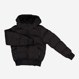 Cars Jeans Schwarze Atuya Pufferjacke mit abzippbarer Kapuze