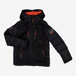 Canadian Peak Schwarze Jacke mit Logo-Details