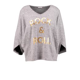 Key Largo Pullover 'Rock ́n Roll' Damen Gr&ouml;&szlig;e XL gold / grau