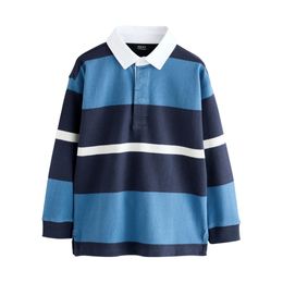 next Poloshirt Jungen Gr&ouml;&szlig;e 128 blau / marine / wei&szlig;
